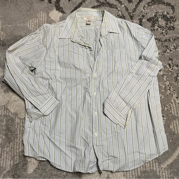 Merona | Shirts | Mens Merona Pinstripe Cotton Button Down Shirt | Poshmark